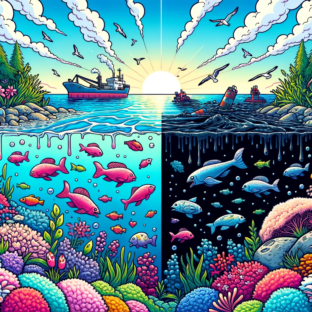 Explique por que as marés negras são tão prejudiciais para os ...