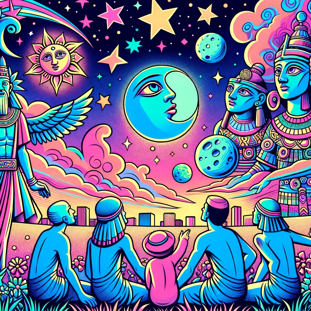 Explique por que os antigos babilônios divinizavam os astros?